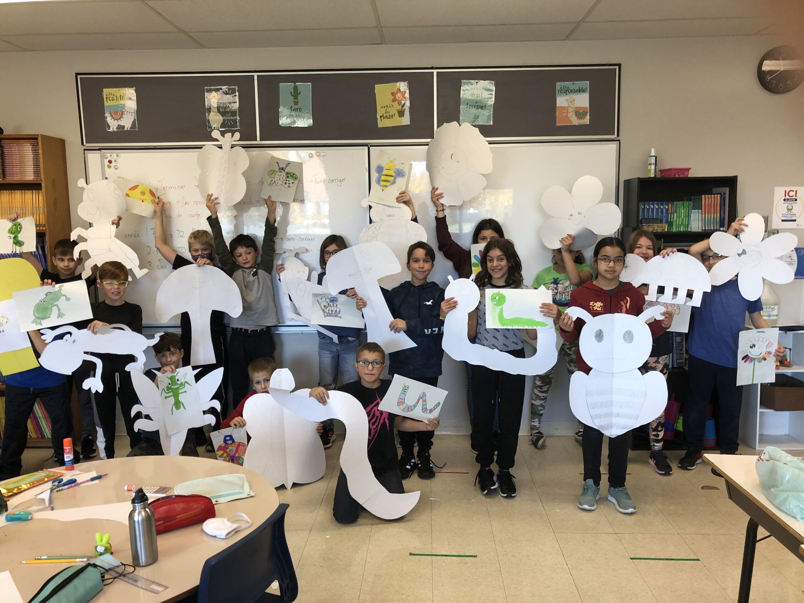 Des œuvres d’art sur la cour d’école - École Univers Jeunesse